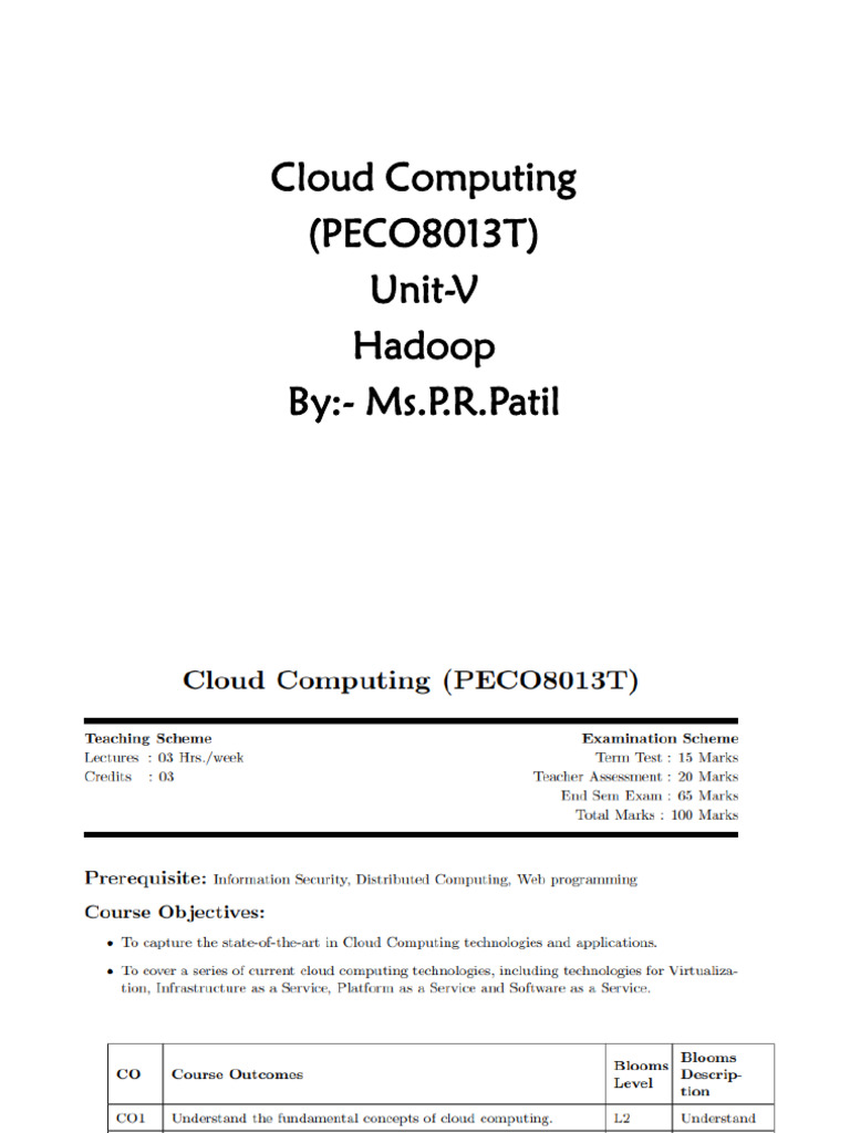 CC Unit-5 | PDF