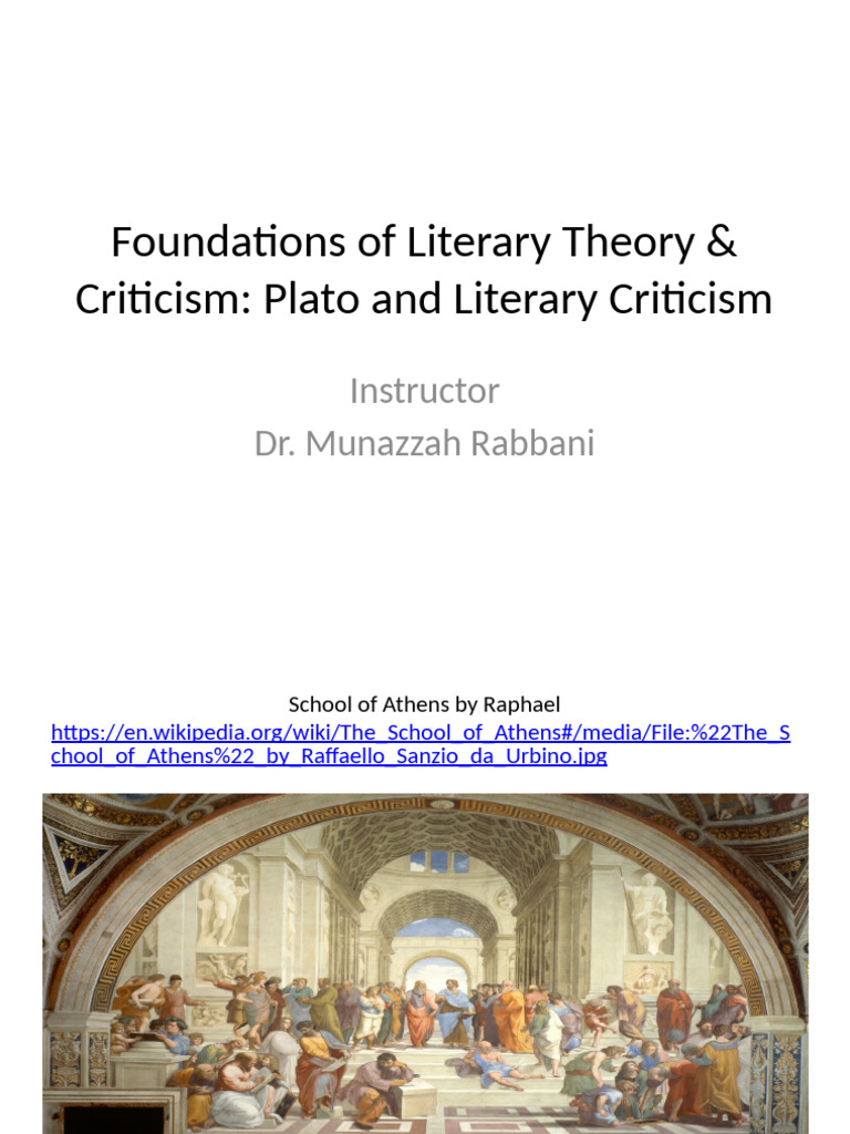 Plato and Classical Criticism | PDF | Plato | Aristotle