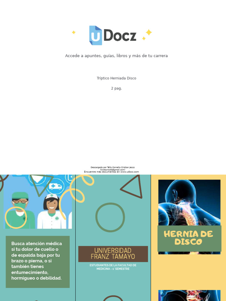 Triptico Hernia de D 324694 Downloadable 3855026 | PDF