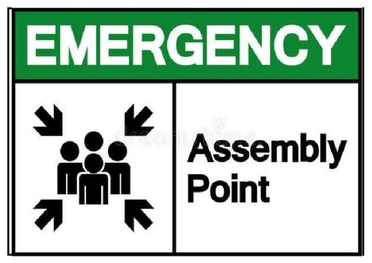A3 - Safety Signs Emergency Assembly Point | PDF