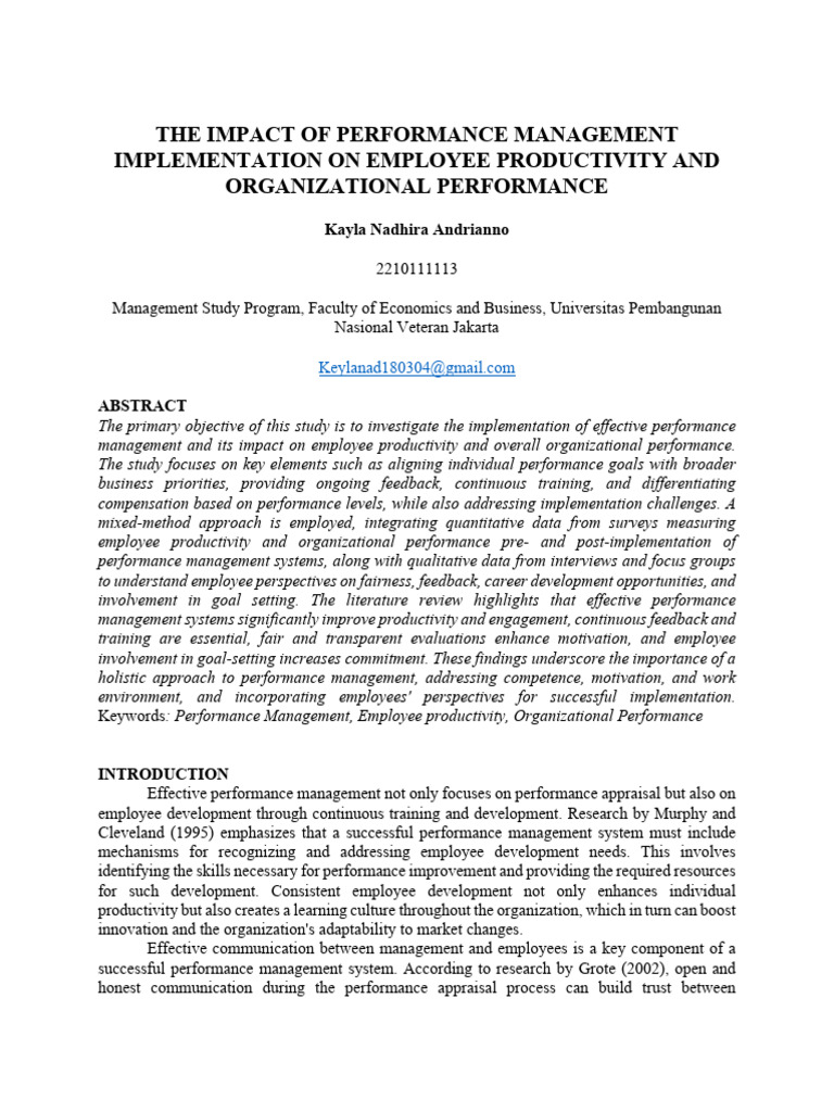 113 - Kinerja Uas | PDF