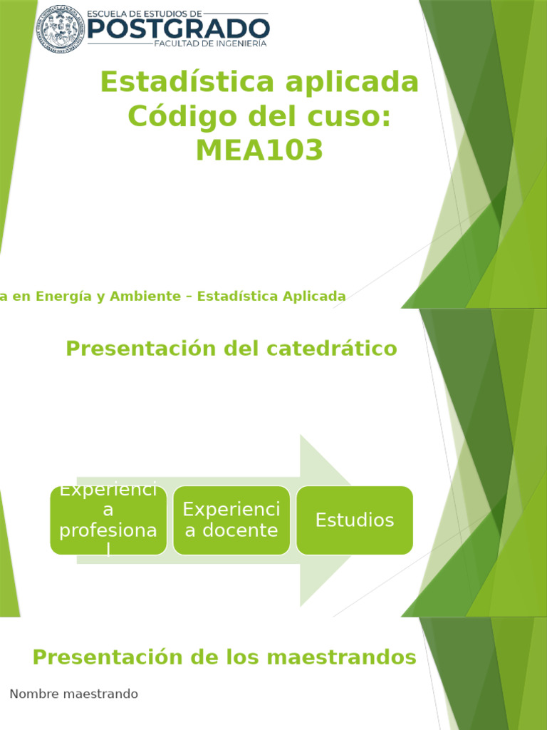 Presentación Clase 1 MEA | PDF