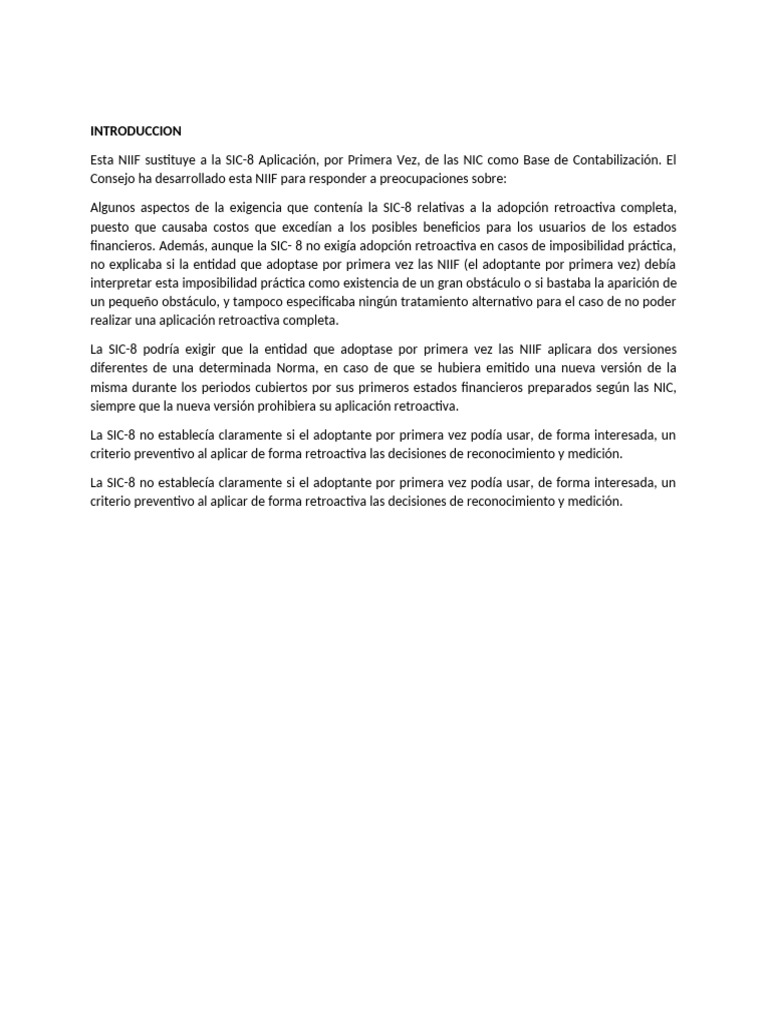 Pasos para Implementar Las NIF | PDF