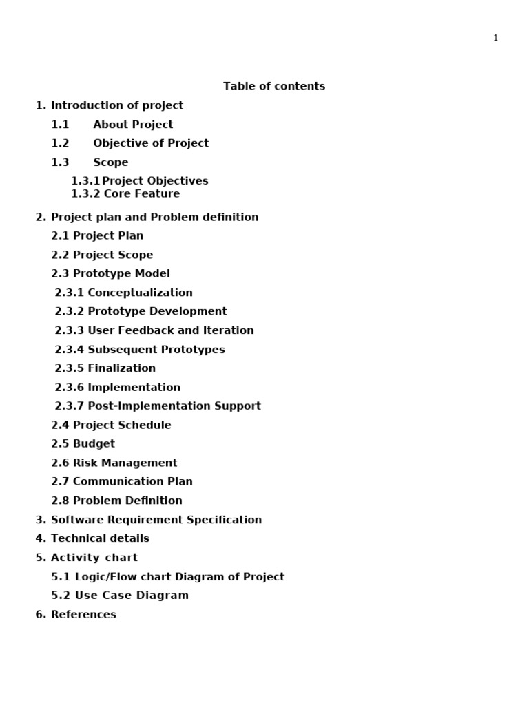 Introduction of Project | PDF