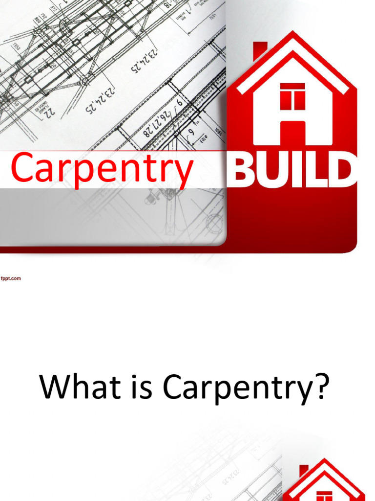 Carpentry 1 | PDF