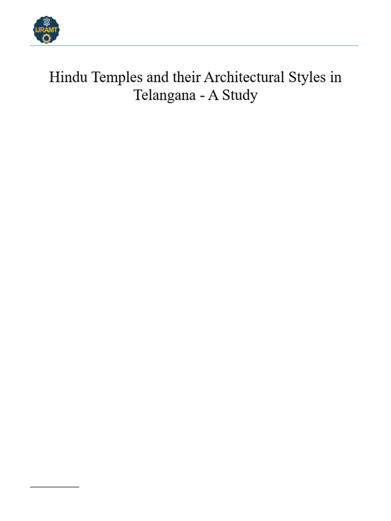 2-Hindu Temples and Their Architectural Styles | PDF