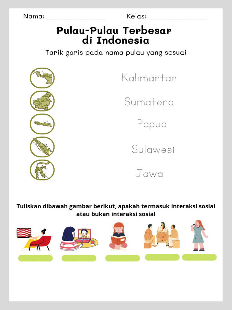 Lembar Kerja IPS ABK | PDF