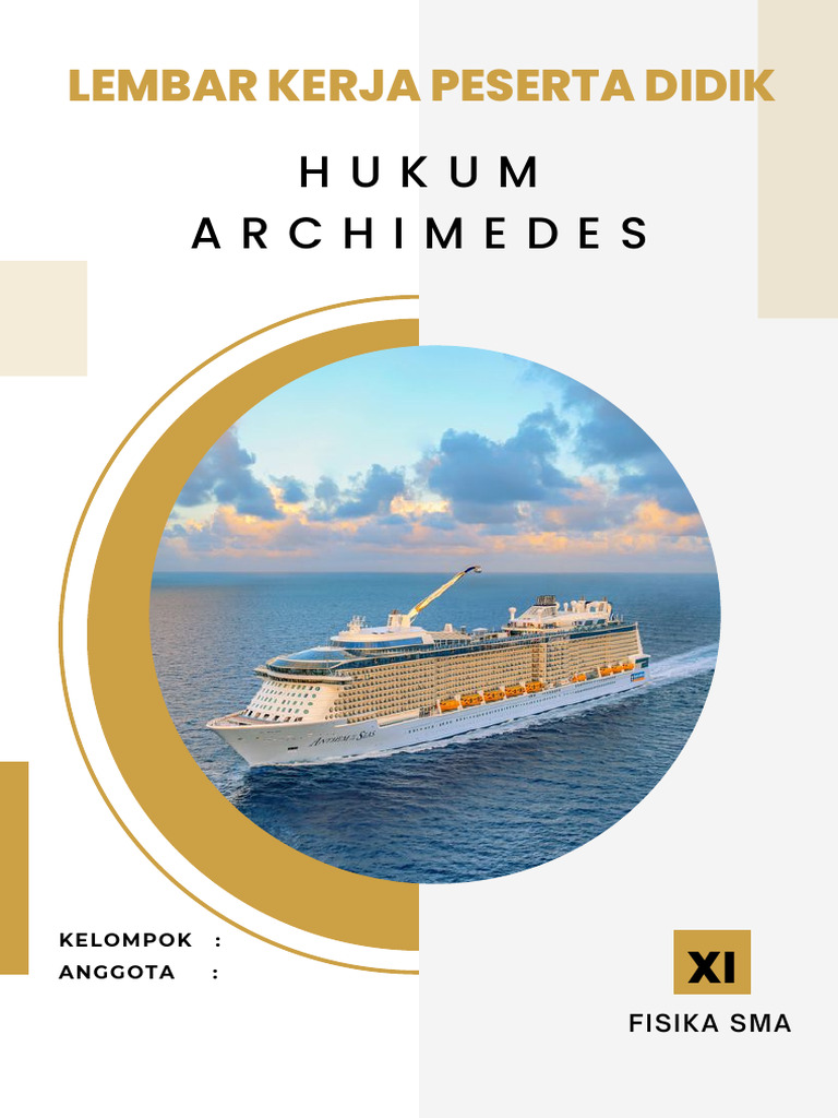 LKPD Hukum Archimedes | PDF