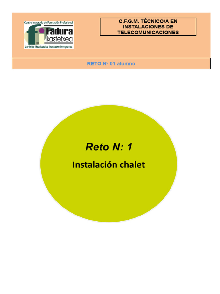 Reto 1 Alumno - Chalet CCTV | PDF