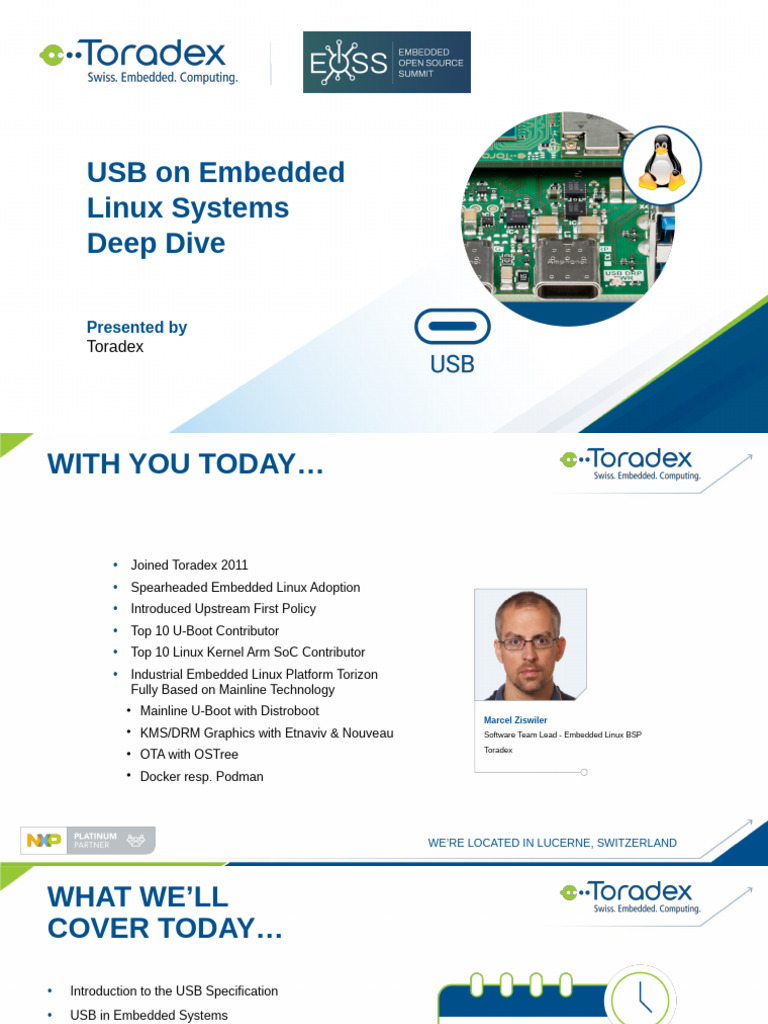 USB On Embedded Linux Systems Deep Dive - EOSS - Marcel Ziswiler | PDF