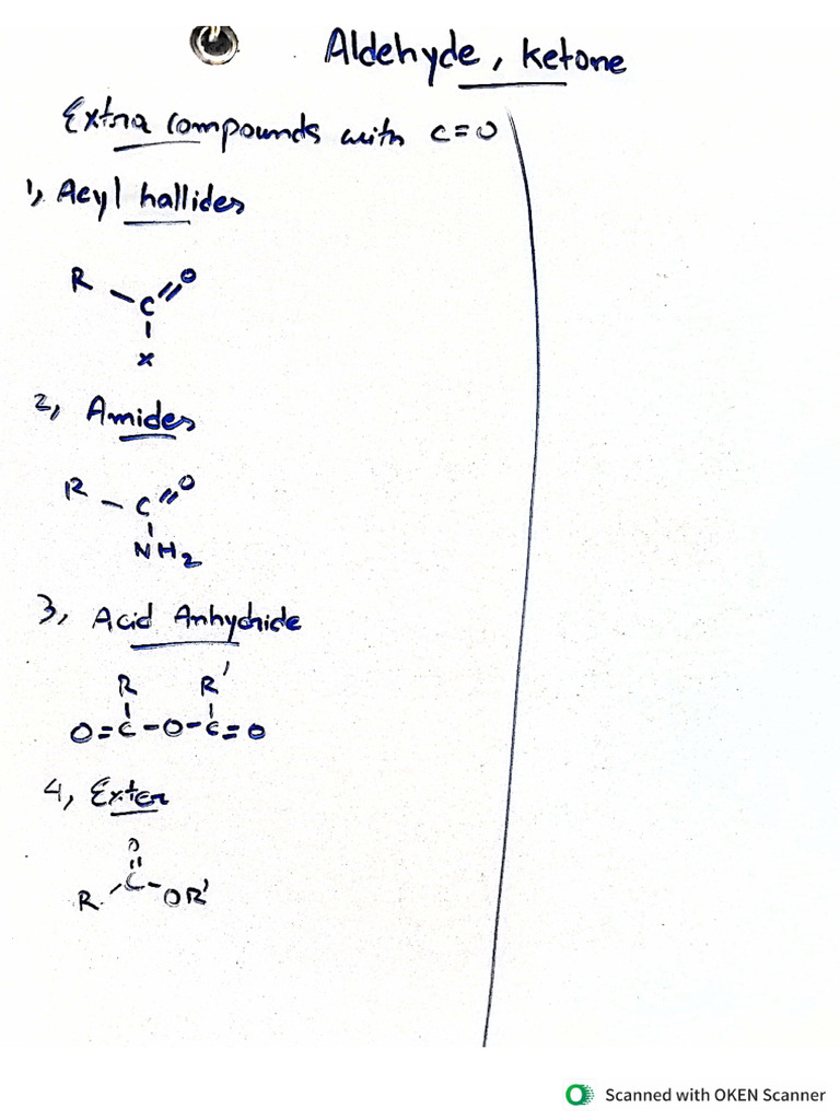 Aldehyde, Ketone, Acid | PDF