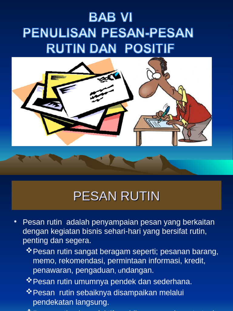 Minggu 6 Bab V Penulisan Pesan Positif | PDF