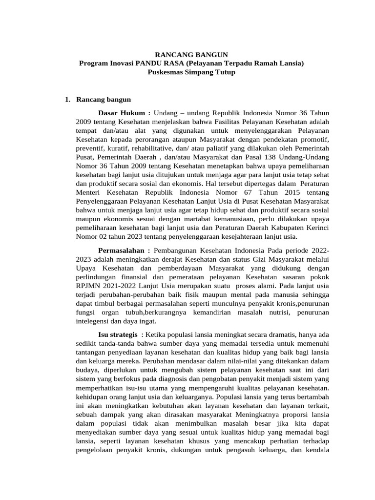 Rancang Bangun Inovasi Pandu Rasa | PDF