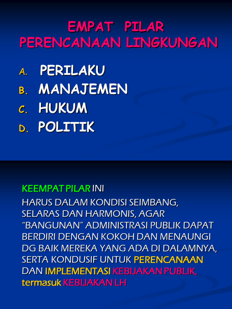 06-4 Pilar Lingk Perencanaan | PDF