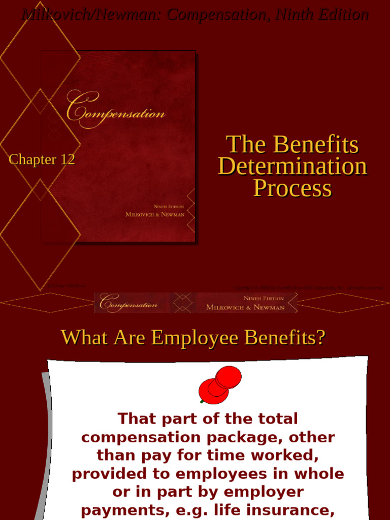 Chapter 12 Benefit Determination | PDF | Employment | Business
