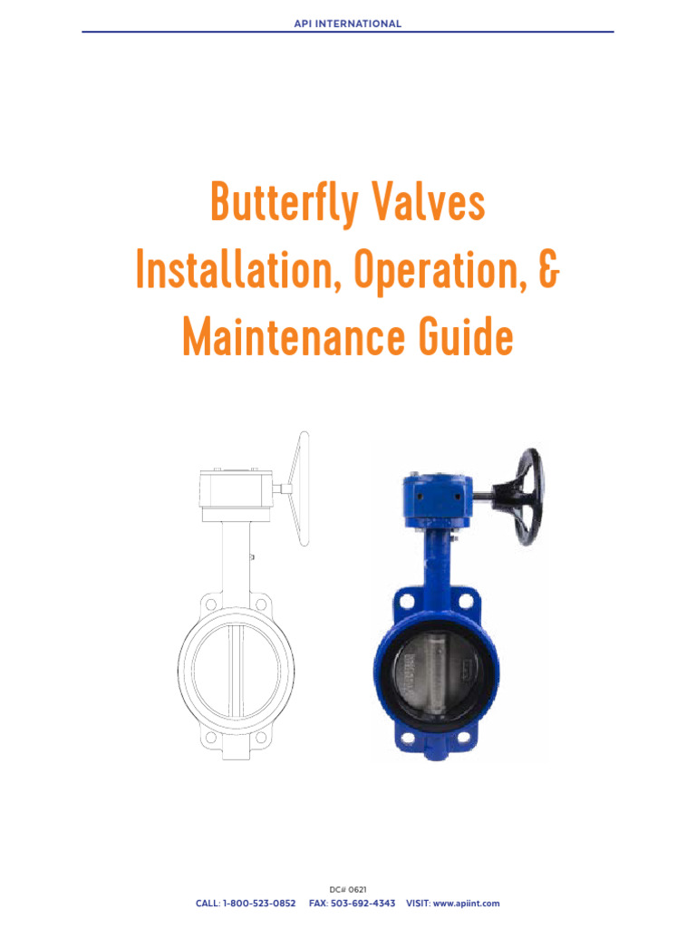 Butterfly Valve Iom Guide | PDF