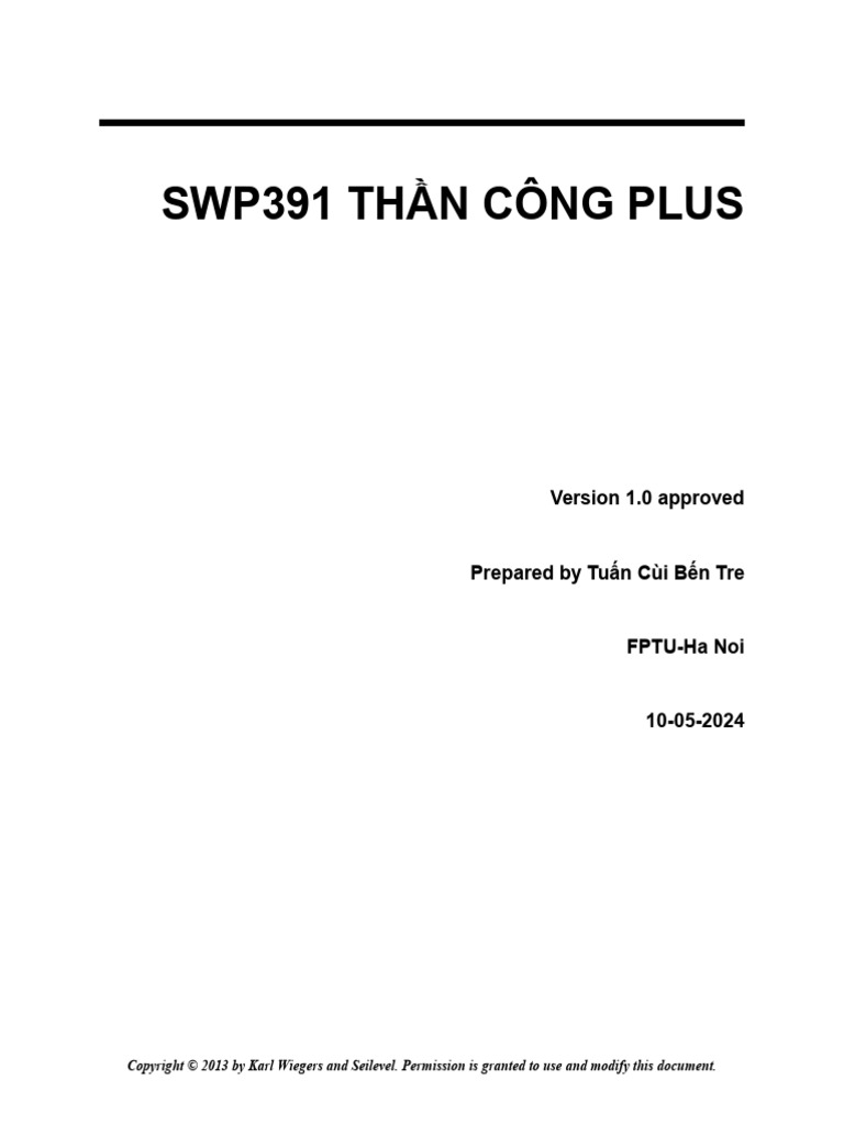Swp391 Thần Công Plus | PDF