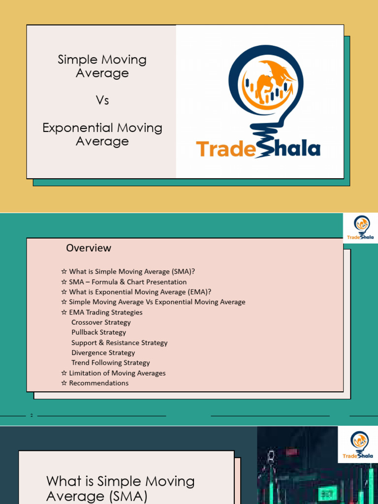 Moving Averages - Chart Visualisations | PDF
