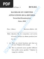 BCS 031 Previous Year Question Papers by Ignouassignmentguru | PDF ...