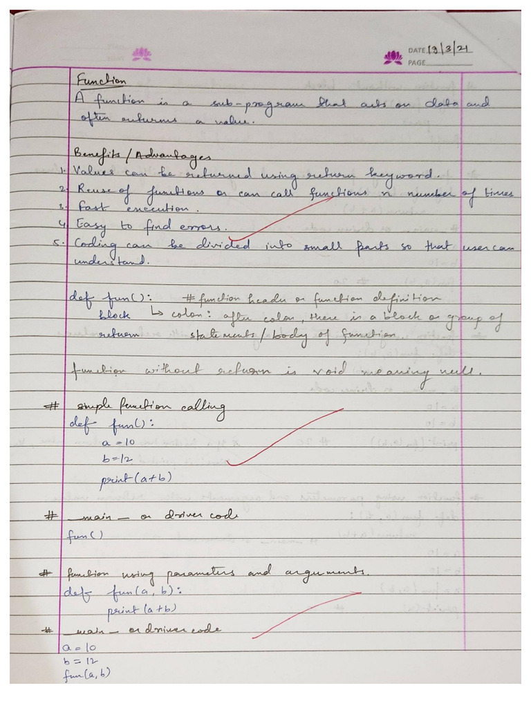 Computer Science Notes Class XII | PDF