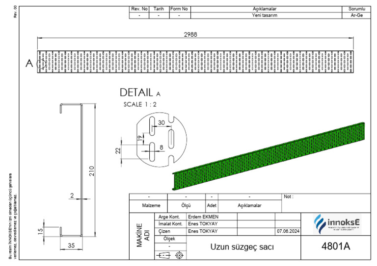 4801a Standart Uzun Suzgec Saci | PDF