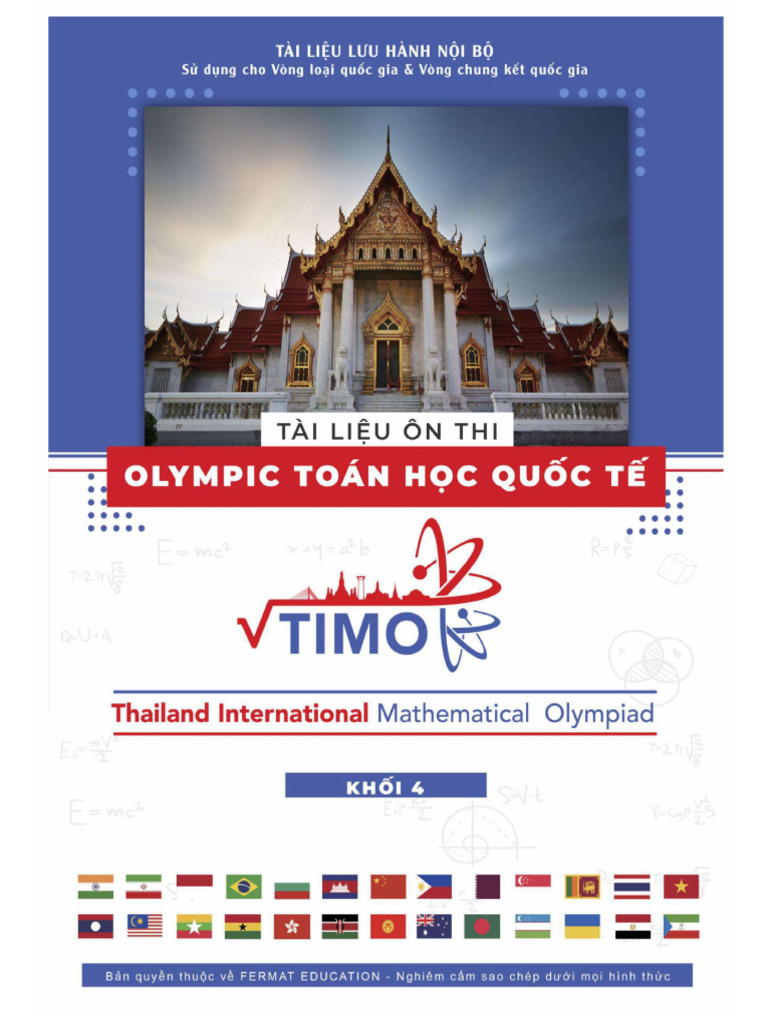 Tai Lieu On Tap Thi TIMO 2022 Khoi 4 1 | PDF