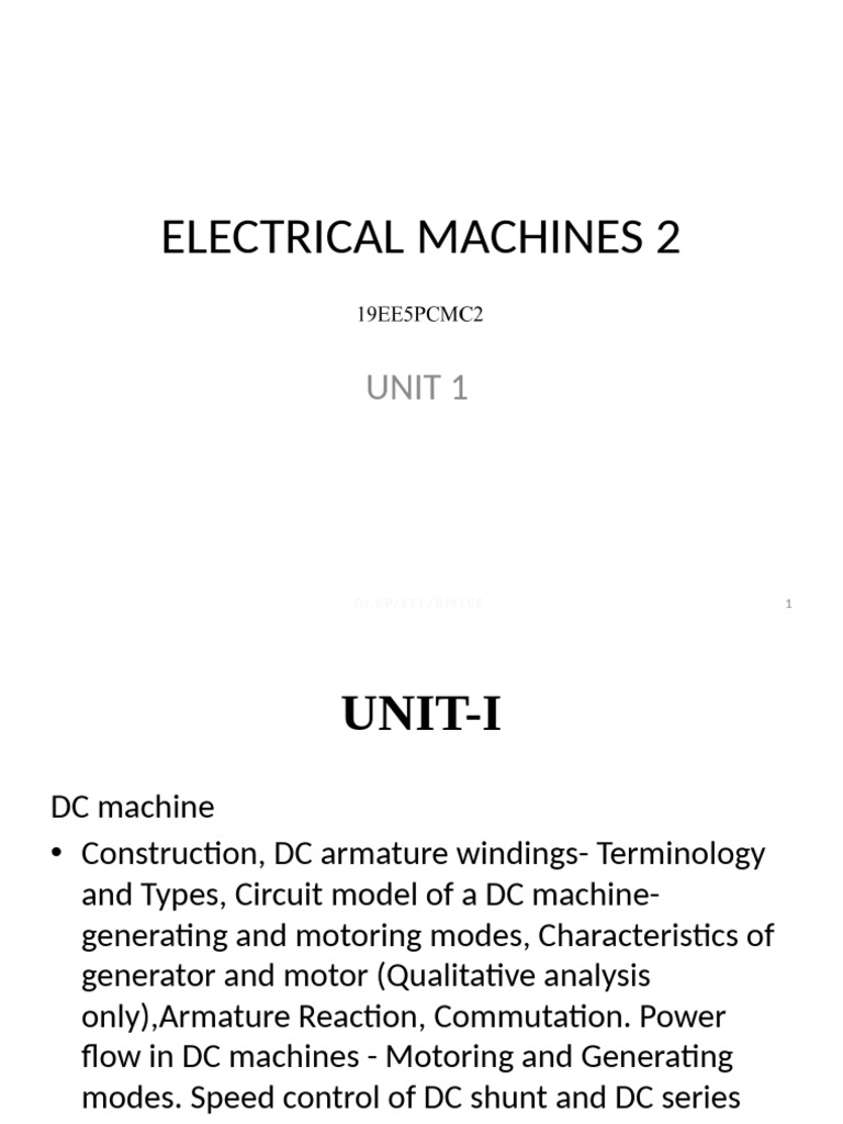 Construction of DC Machine | PDF | Electric Motor | Magnetic Devices