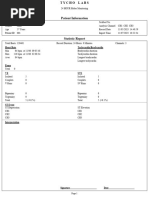 NIPT Sample Report | PDF | Medicine | Clinical Medicine