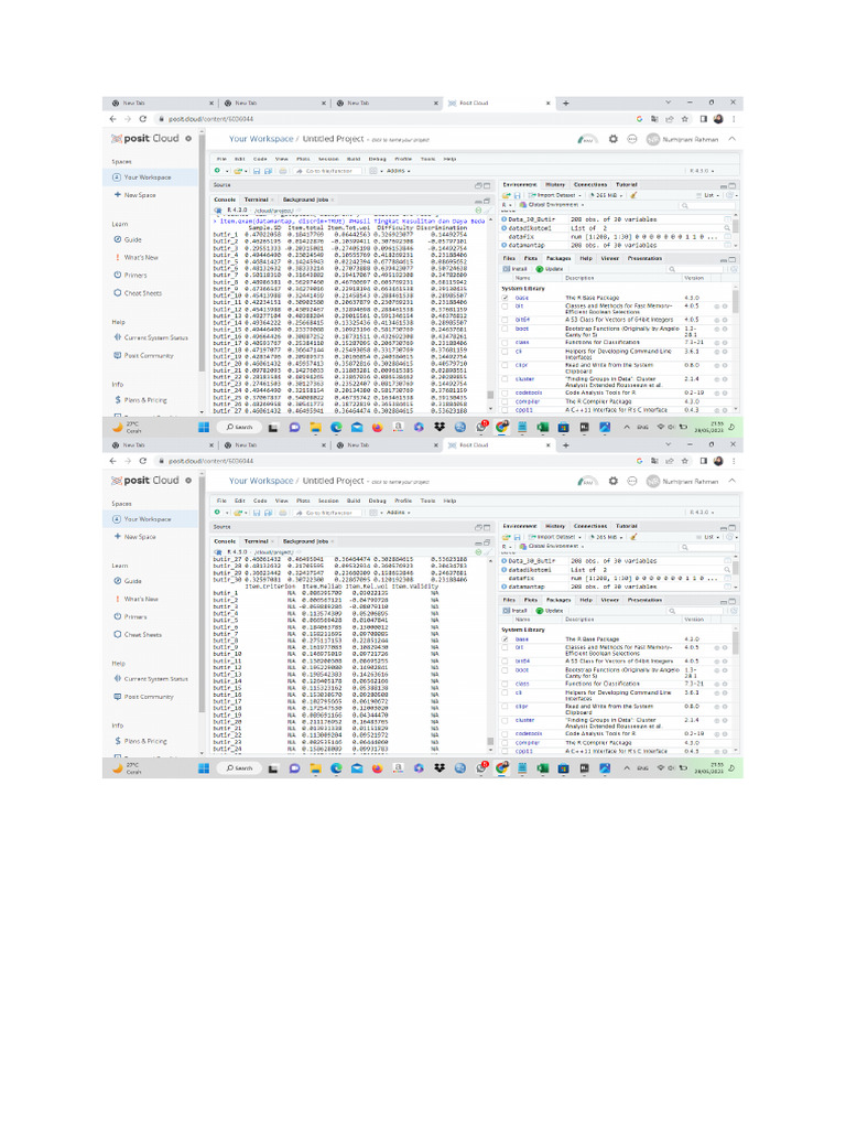 Hasil Daya Beda | PDF