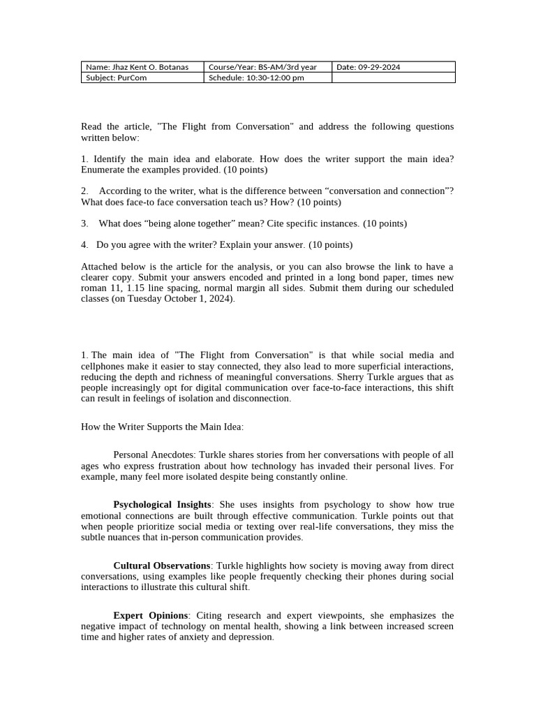 Purcom Botanas | PDF