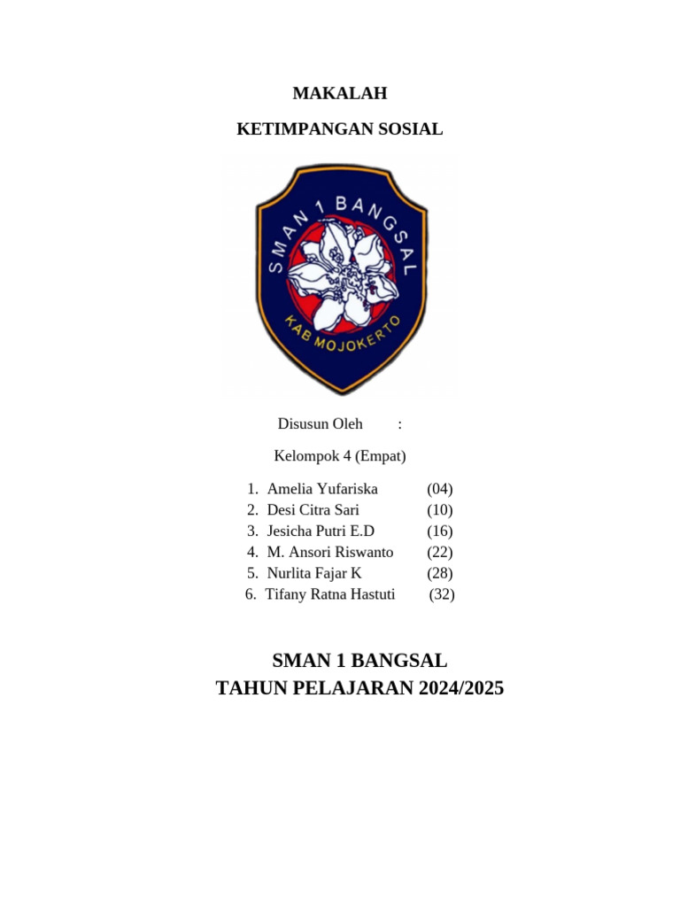 Makalah Sosio | PDF