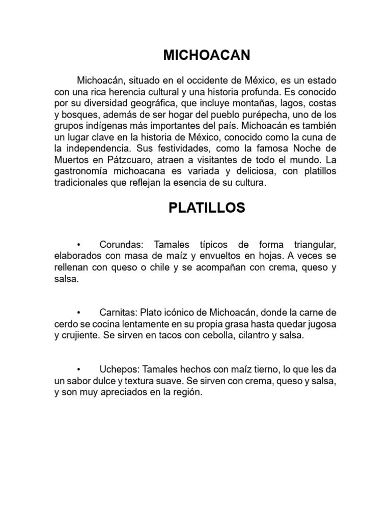 Michoacan | PDF