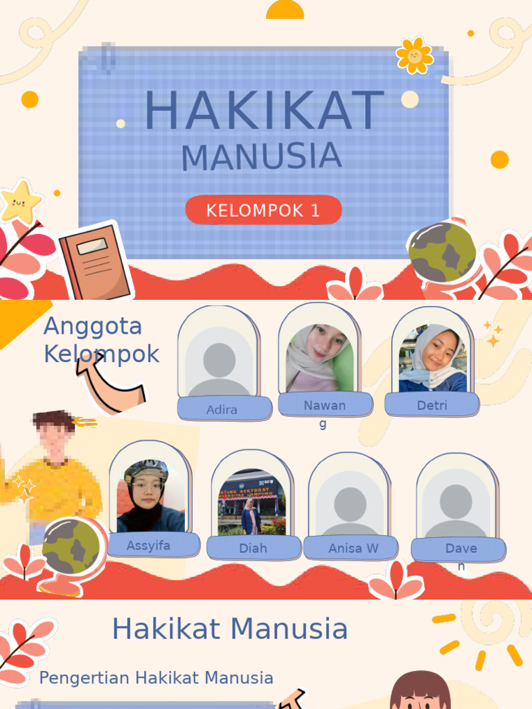 Kelompok 1 Hakikat Manusia | PDF