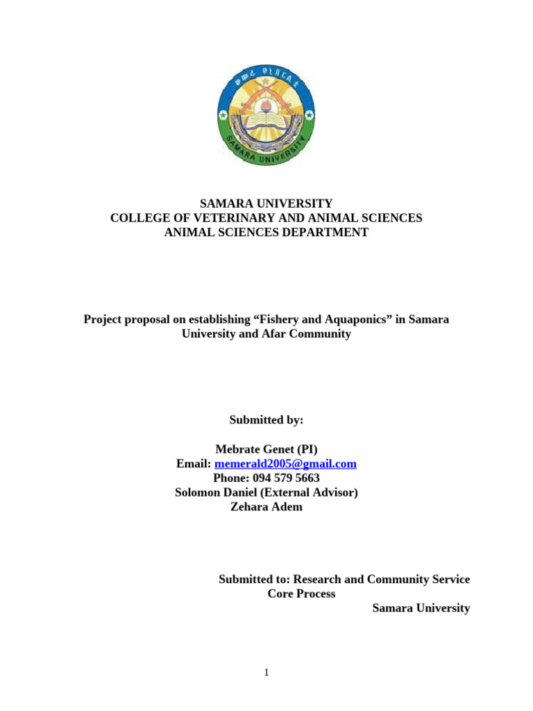 Aquaculture Proposal | PDF