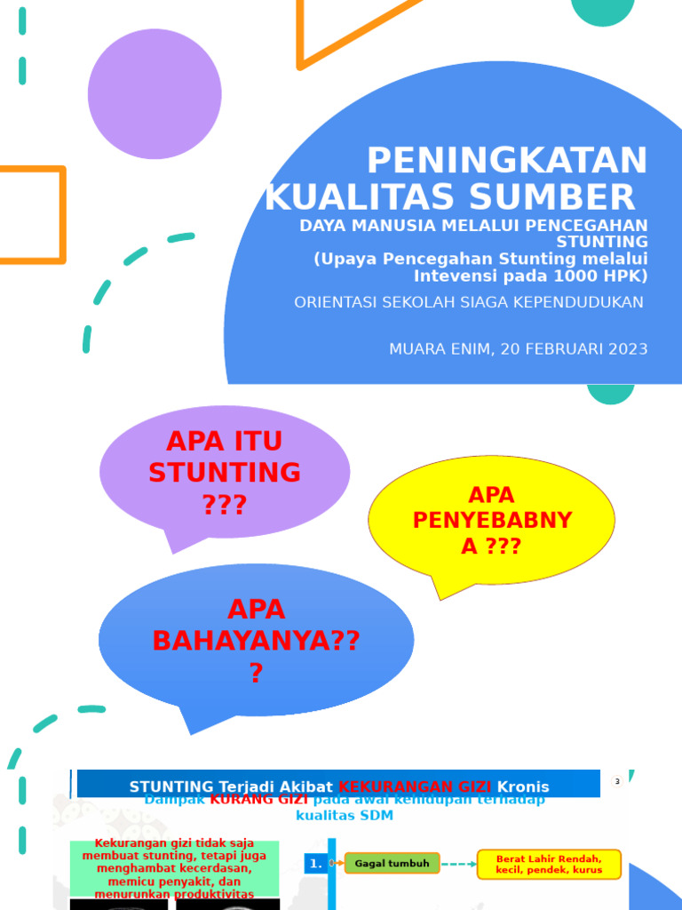 Materi Stunting SSK | PDF