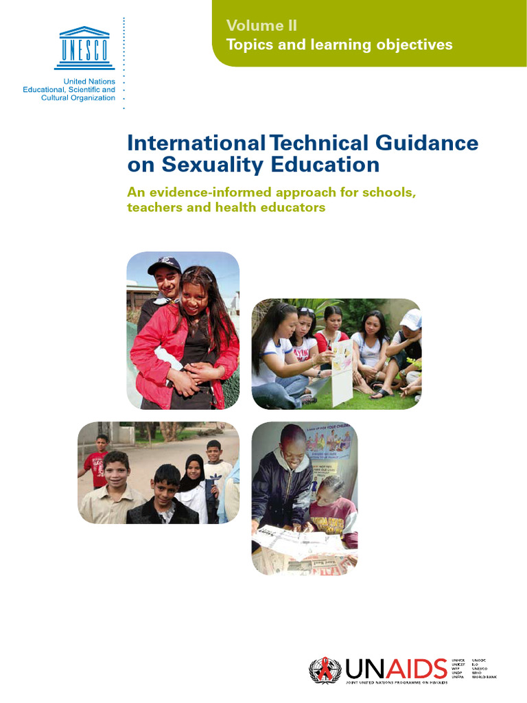 UNESCO International Guidance Sexuality Education 2 2009 | PDF | Sex ...