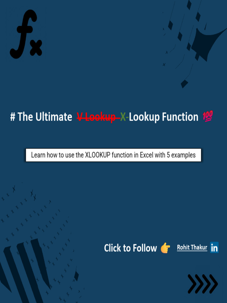 Xlookup Guide | PDF