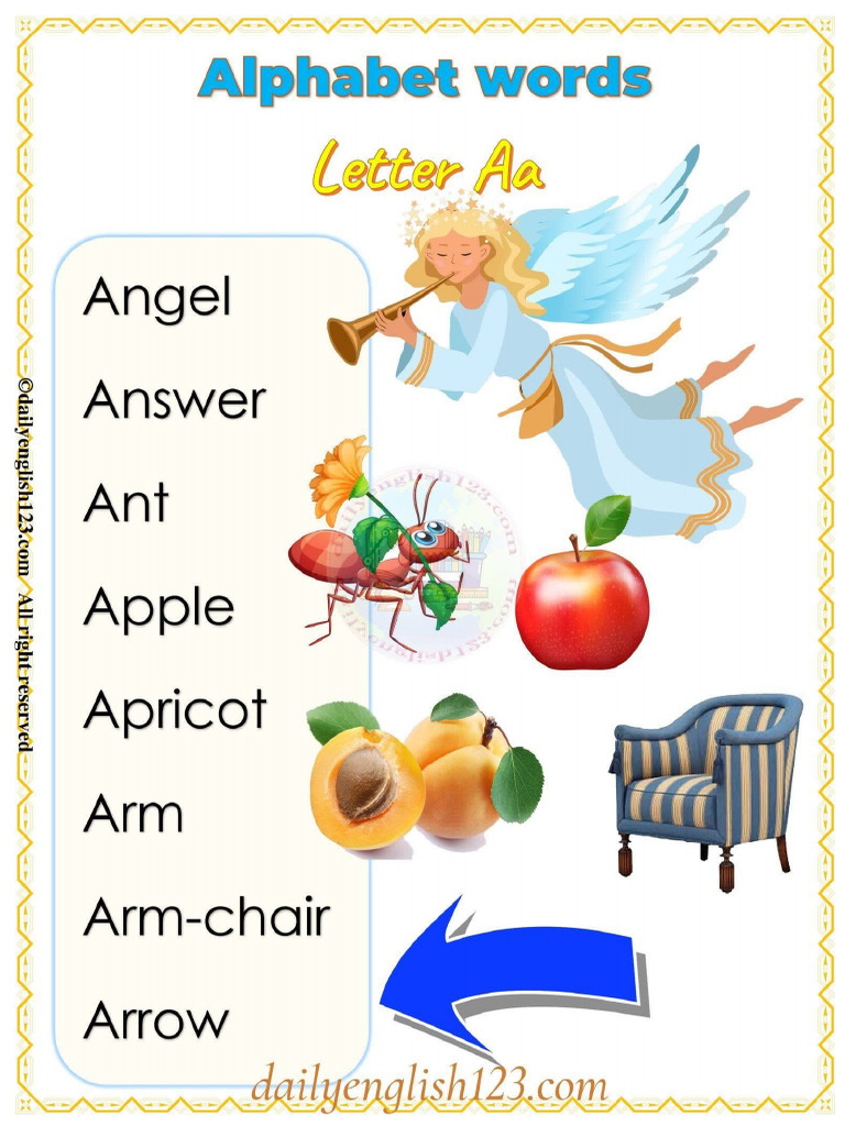 Alphabet Words | PDF