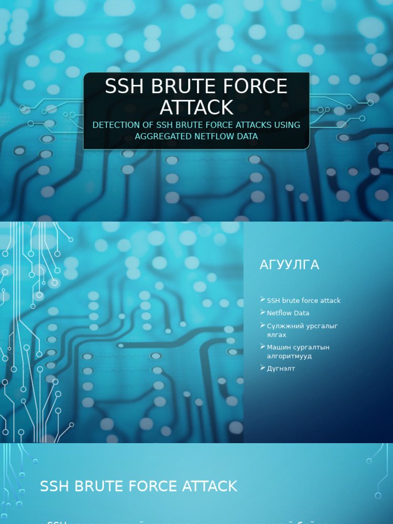 SSH Brute Force Attack | PDF