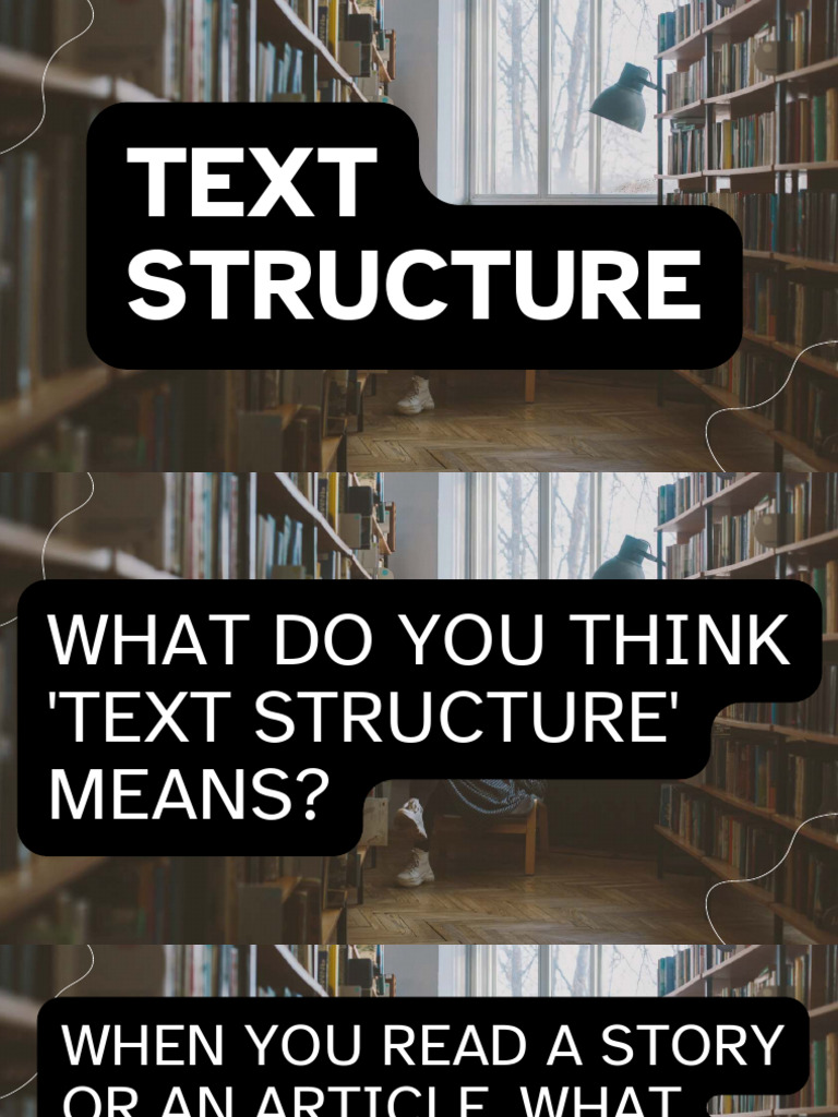 Text Structure Eapp Week 2 | PDF