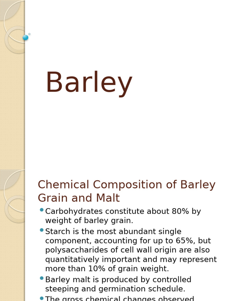 Barley Milling | PDF