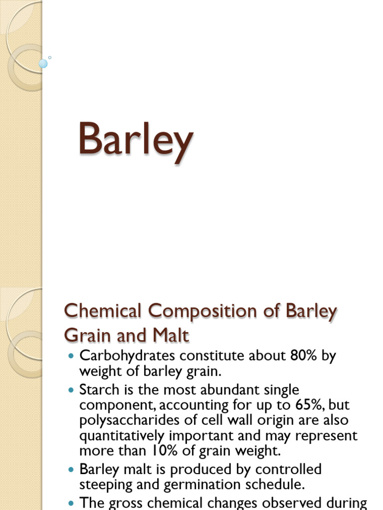Barley Milling | PDF