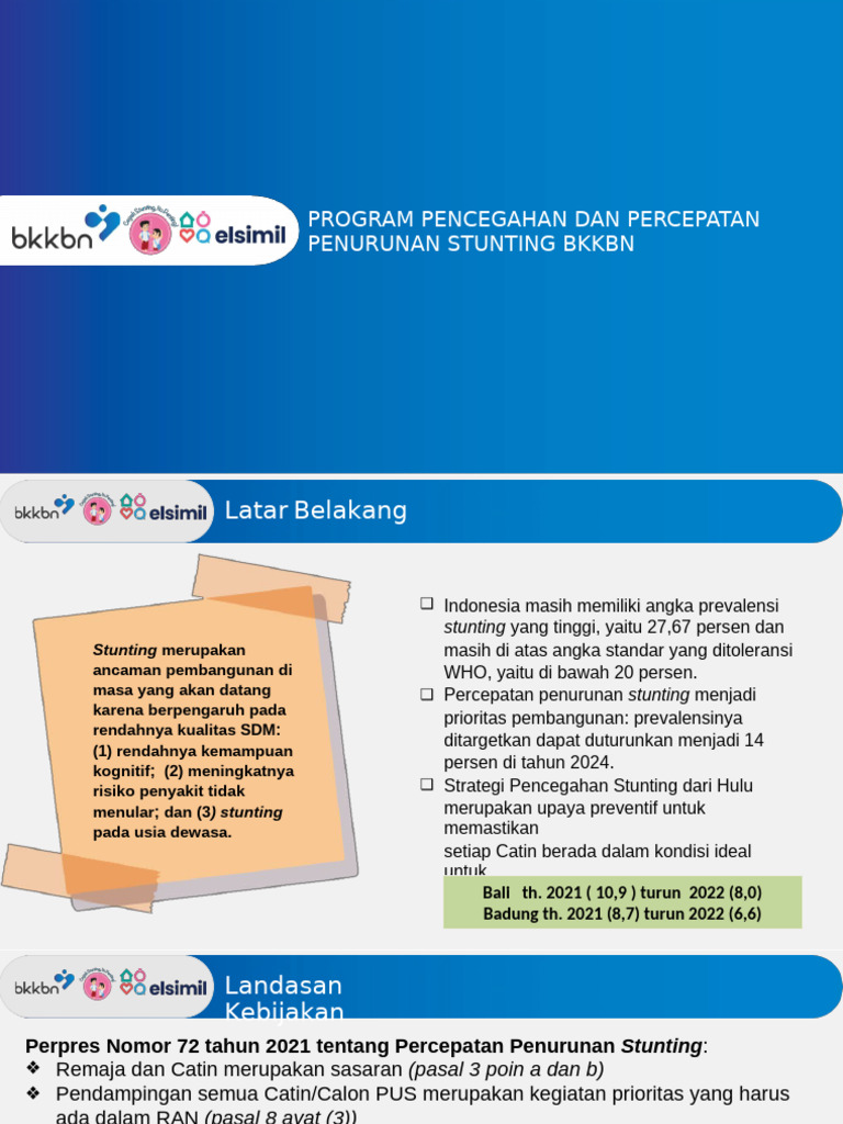 Materi Sosialisasi Elsimi, Catin | PDF