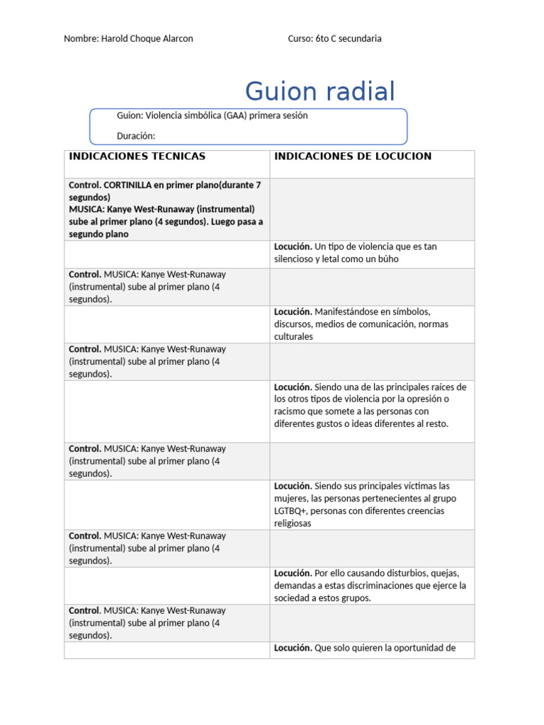 Guion Radial | PDF