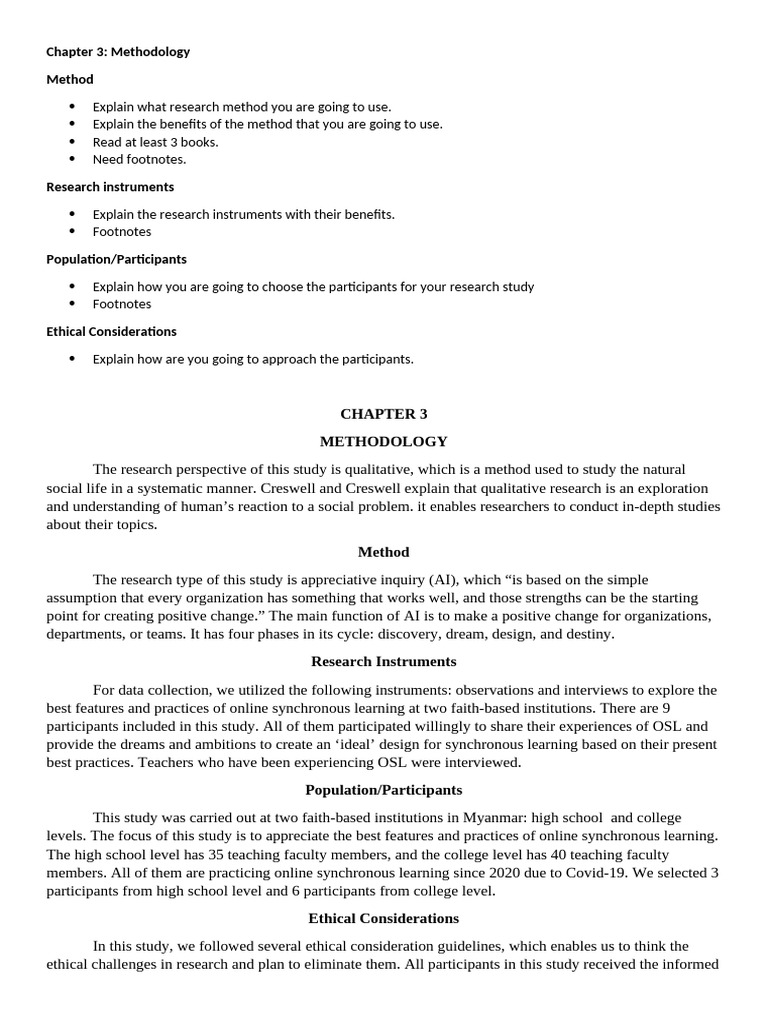 Chapter 3 Sample | PDF