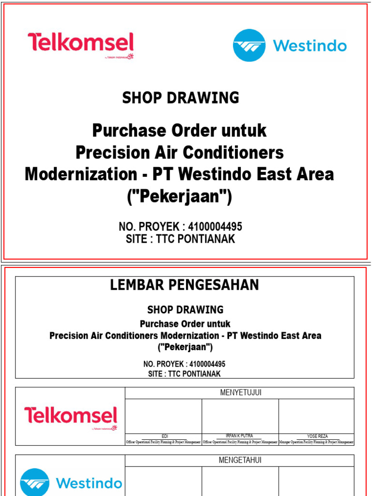 Shop Drawing TTC Pontianak Tahap 2-1 | PDF