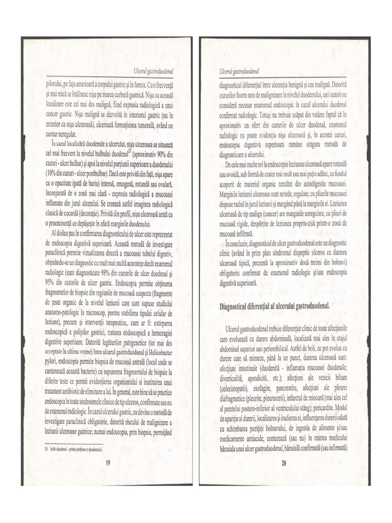 Ulcerul Gastroduodenal Coelctia Medicul Casei 1996 | PDF