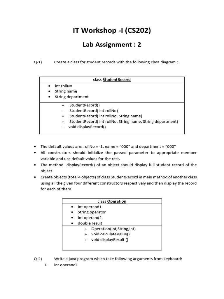 IT Workshop - I (CS202) : Lab Assignment: 2 | PDF
