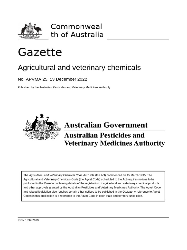 Gazette No 25 Tuesday 13 December 2022 | PDF