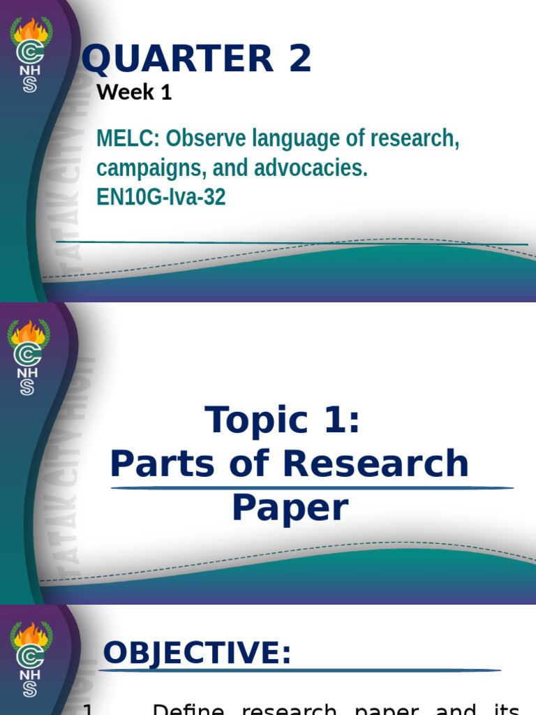 G10 Language of Research | PDF